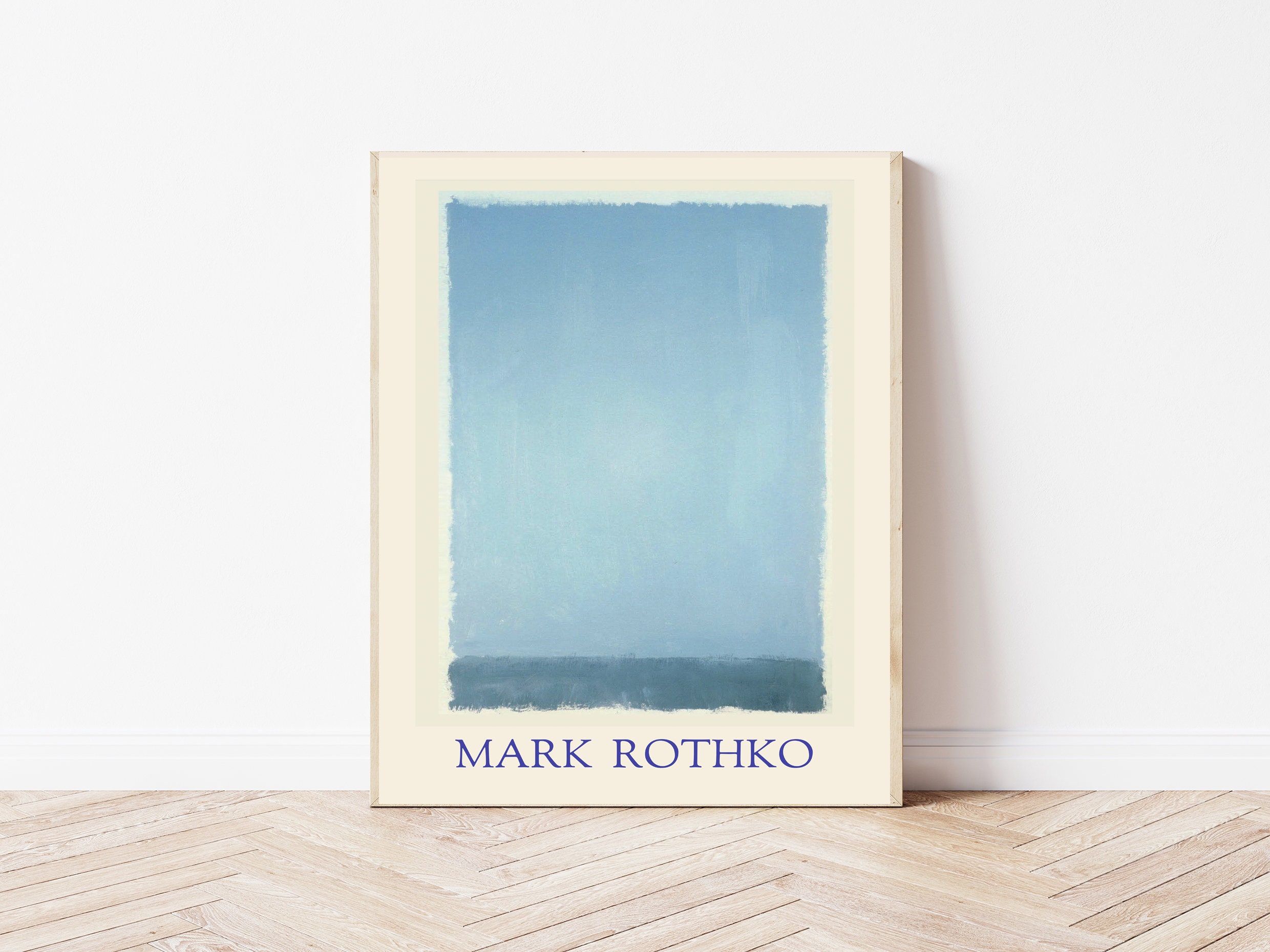 Mark Rothko Blue Art Print, Rothko Poster, Abstract Print, Wall Decor ...