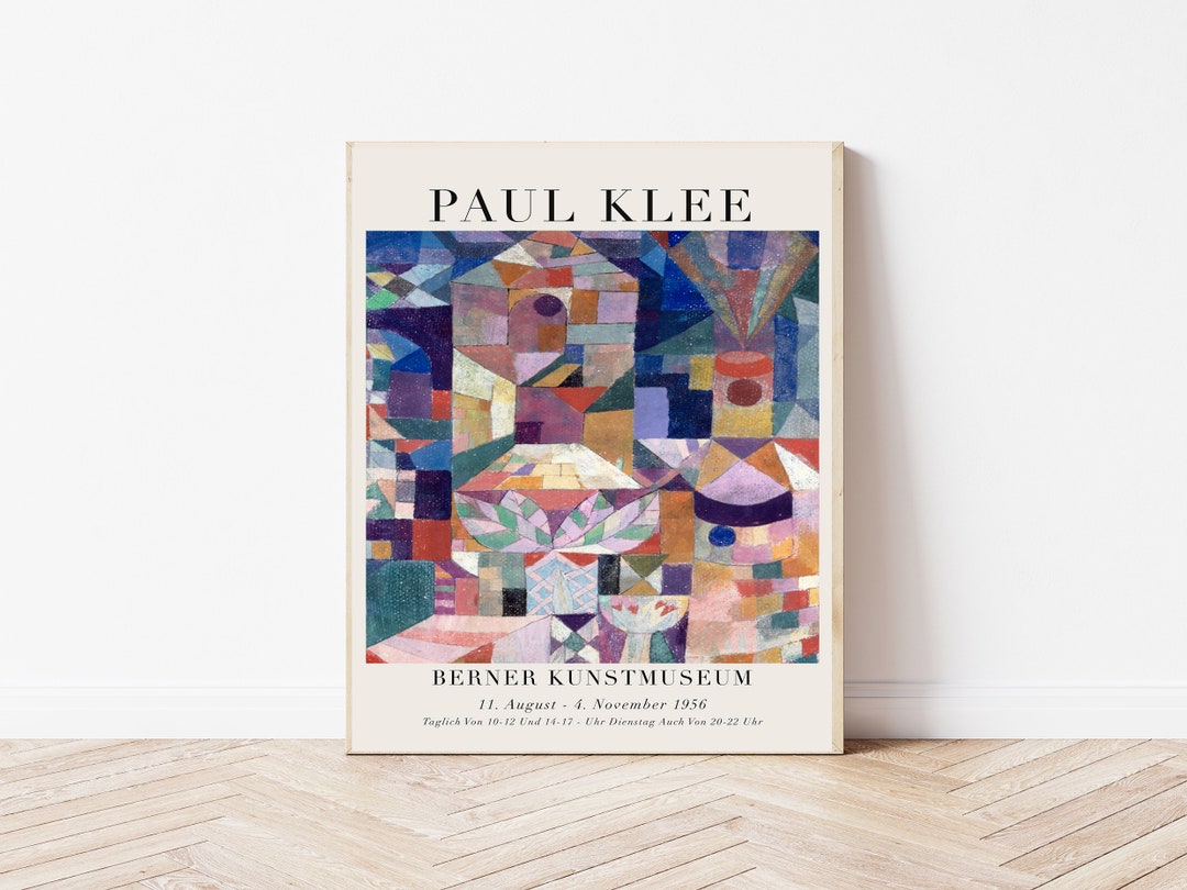 Paul Klee Flower Art Print, Klee Art Print, Flower Art Print, Paul Klee ...