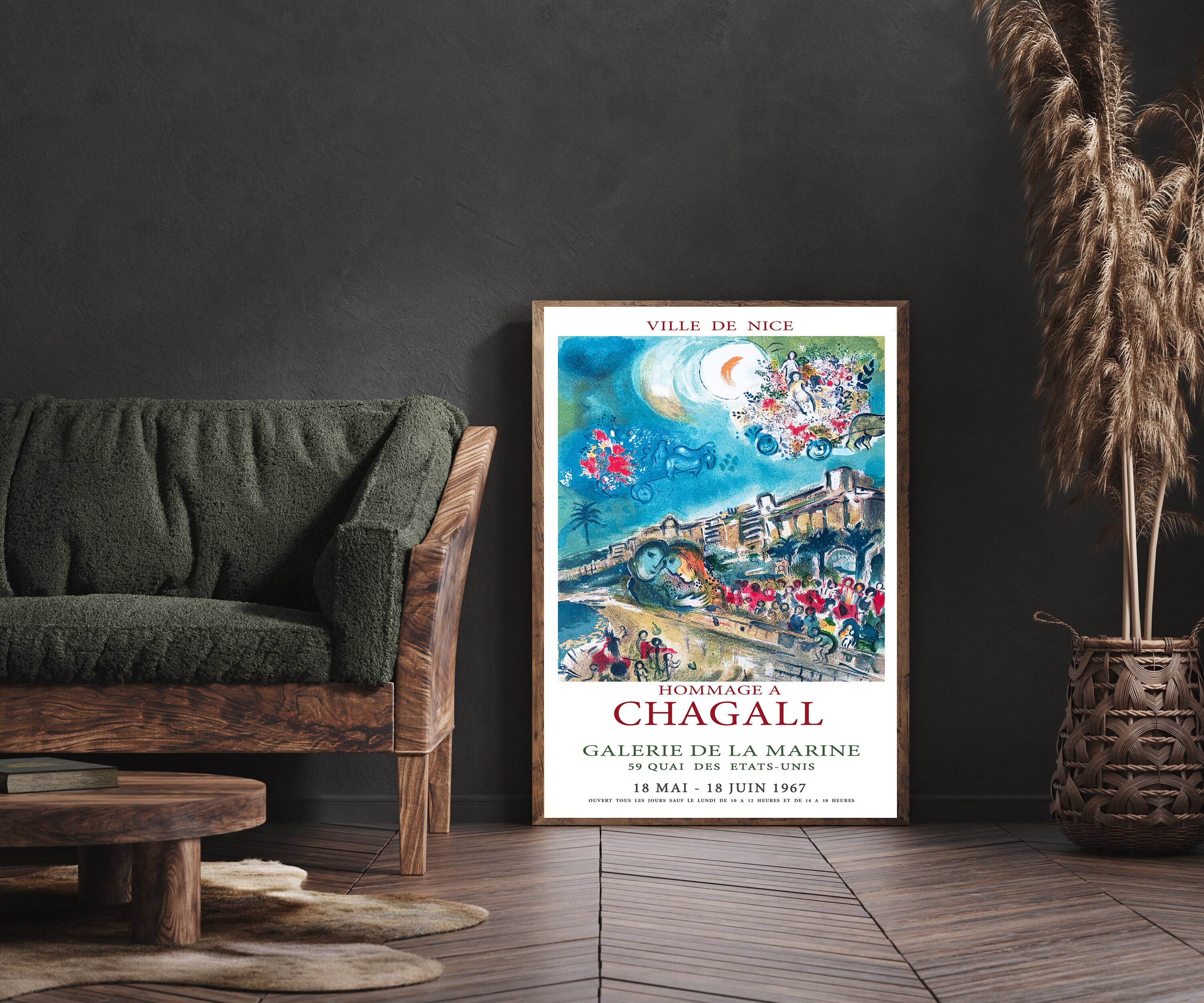 Marc Chagall Art Print Chagall Poster Chagall Paris Print - Etsy