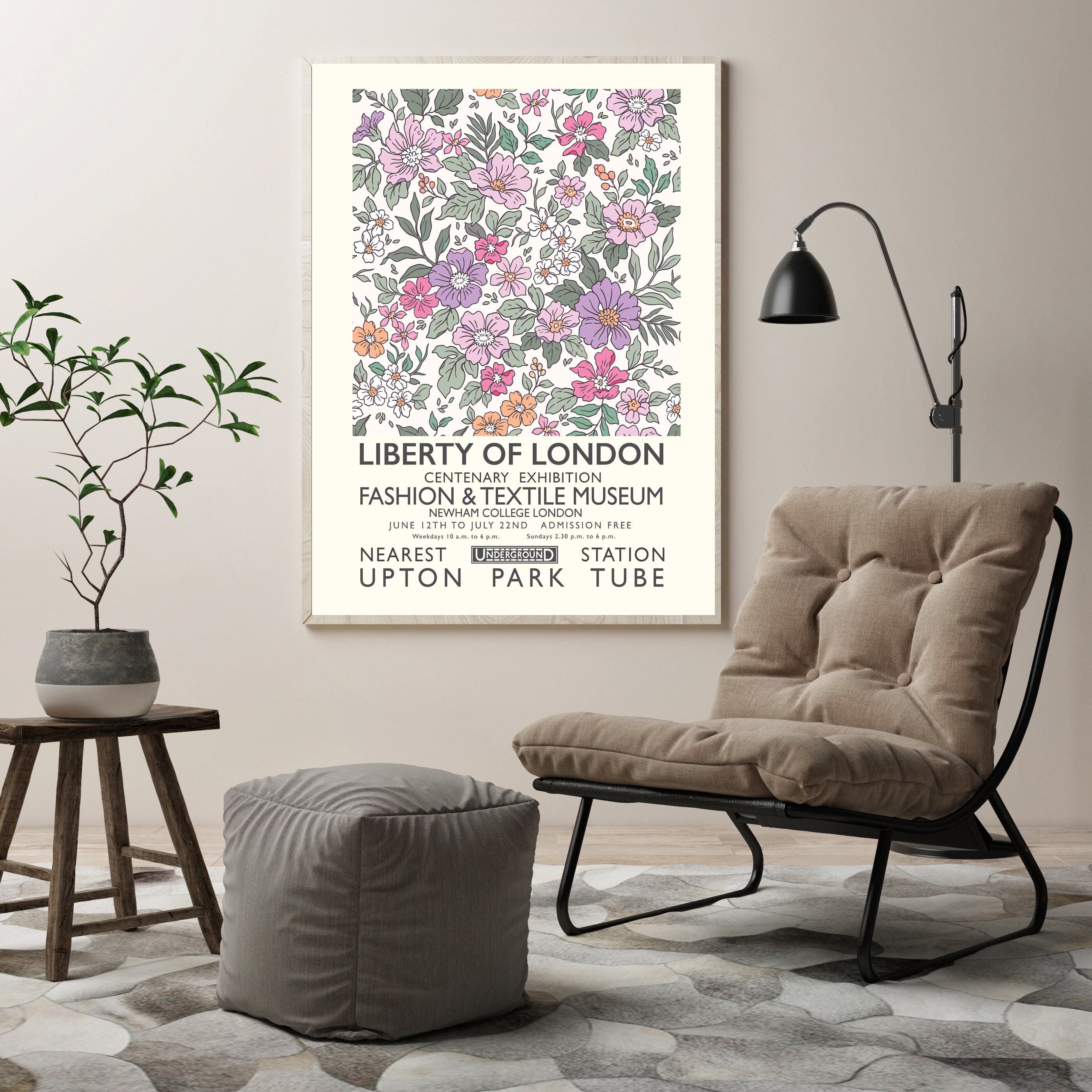 Liberty London Art Print Botanical Art Print Flower Art - Etsy