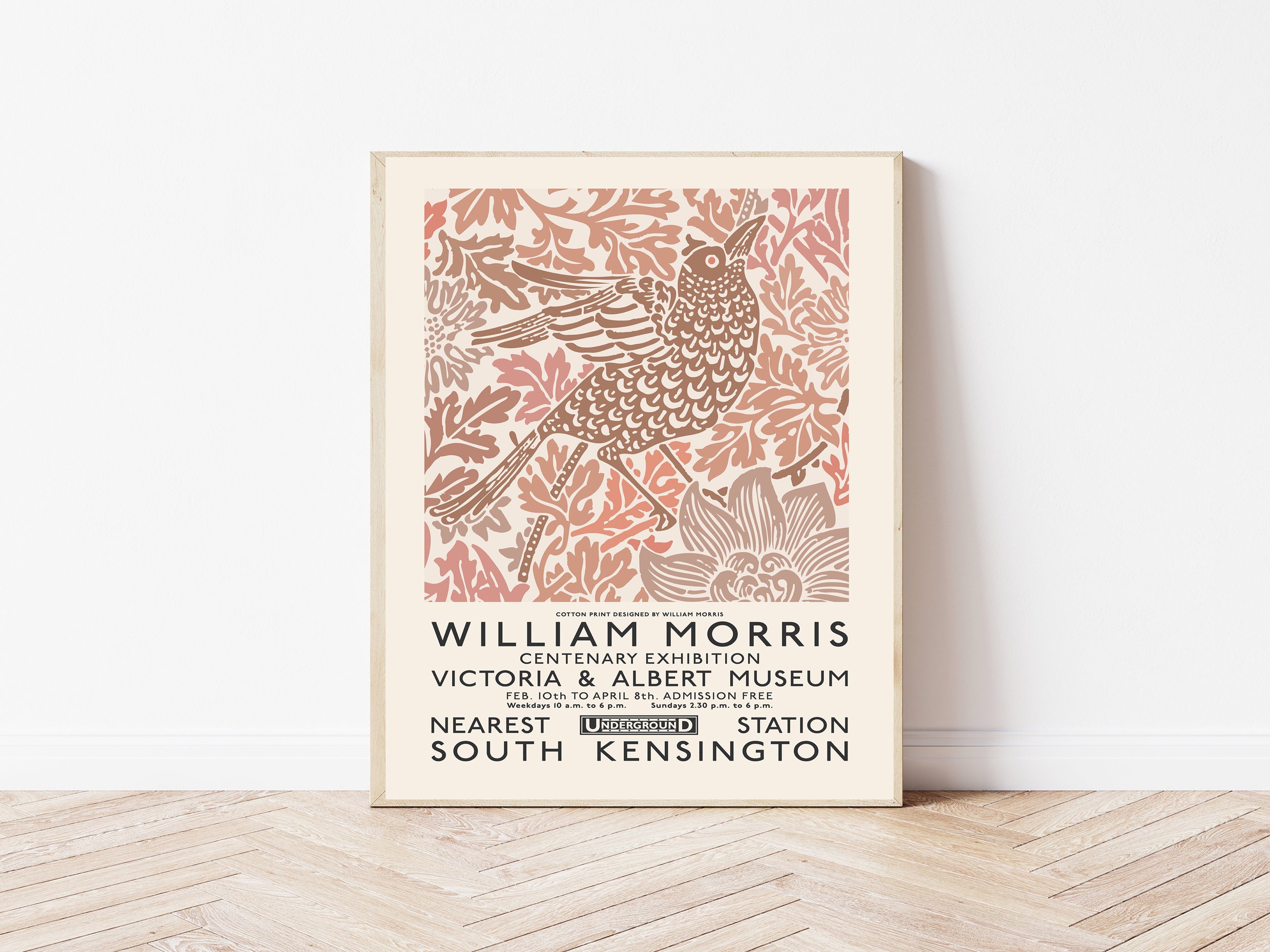 William Morris Art Print William Morris Bird Flowers Morris - Etsy
