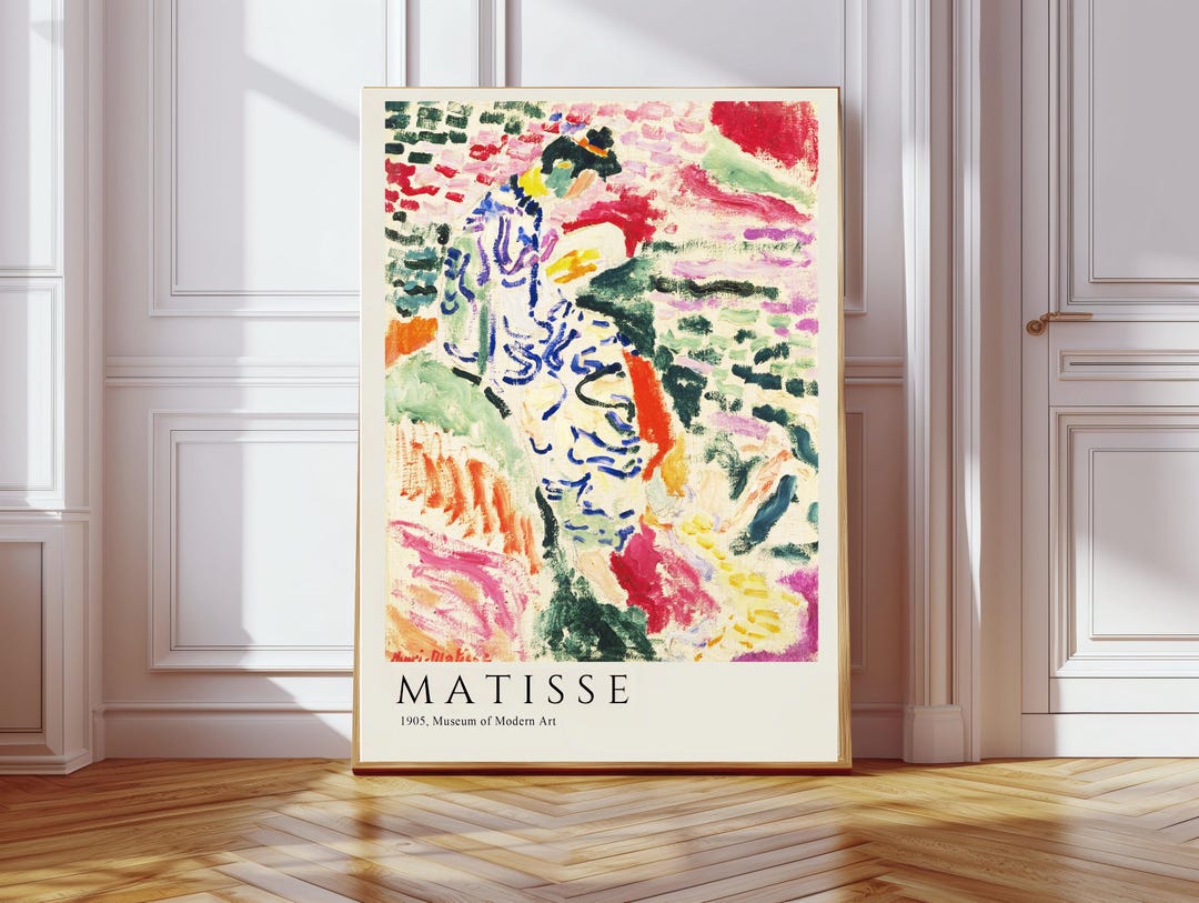Matisse Landscape Art Print, Matisse Pastel Art Print, Matisse Print ...