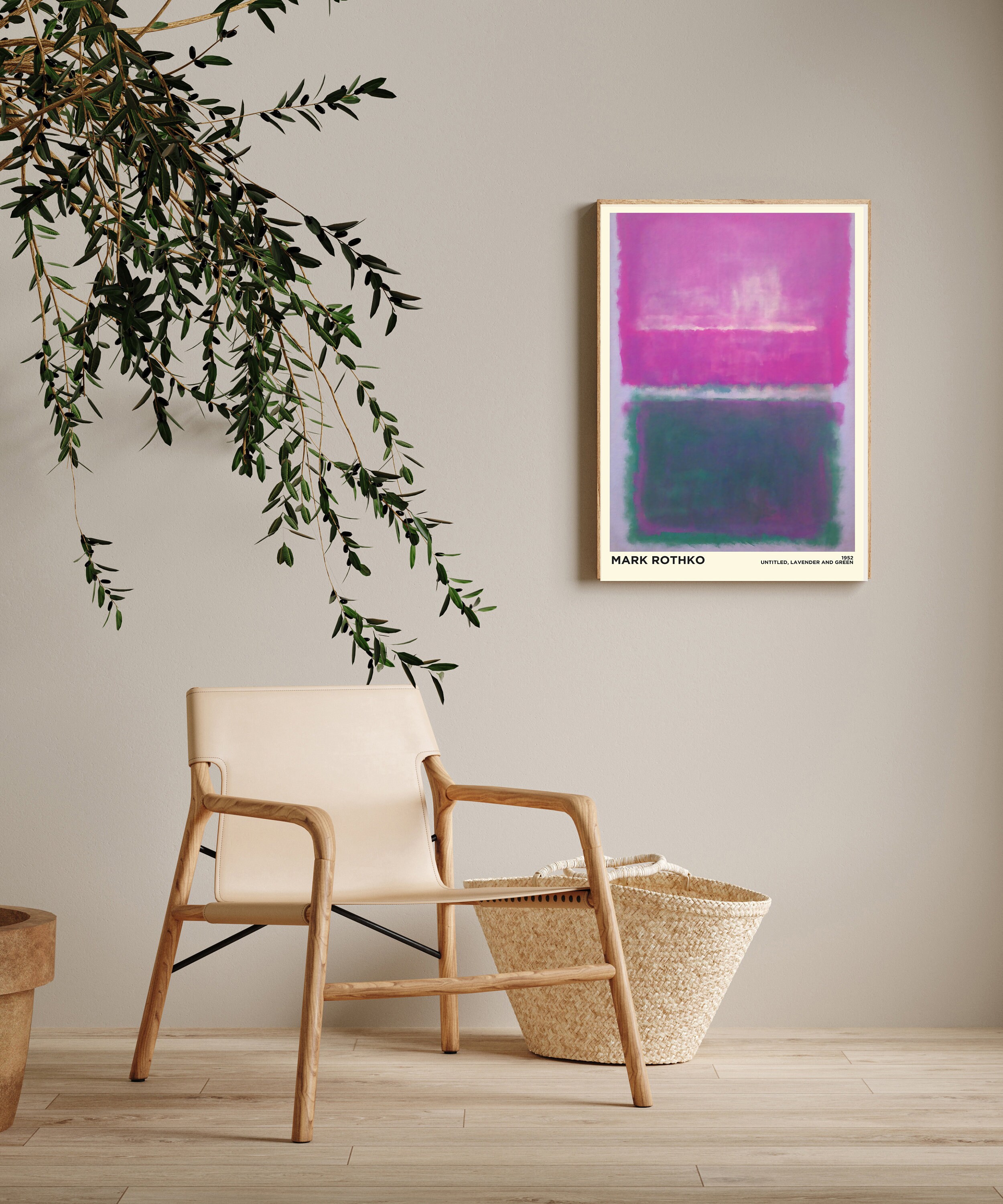 Mark Rothko Purple Art Print Rothko Poster Abstract Print - Etsy