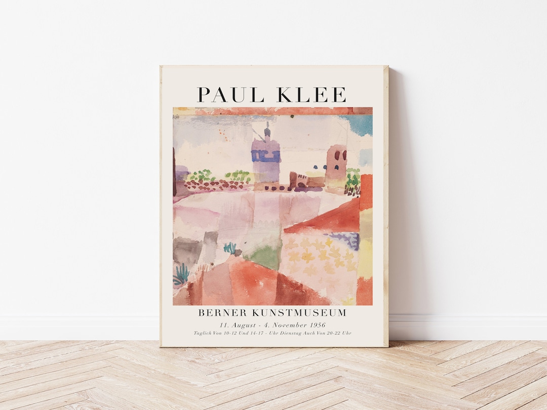 Paul Klee Flower Art Print, Klee Art Print, Flower Art Print, Paul Klee ...