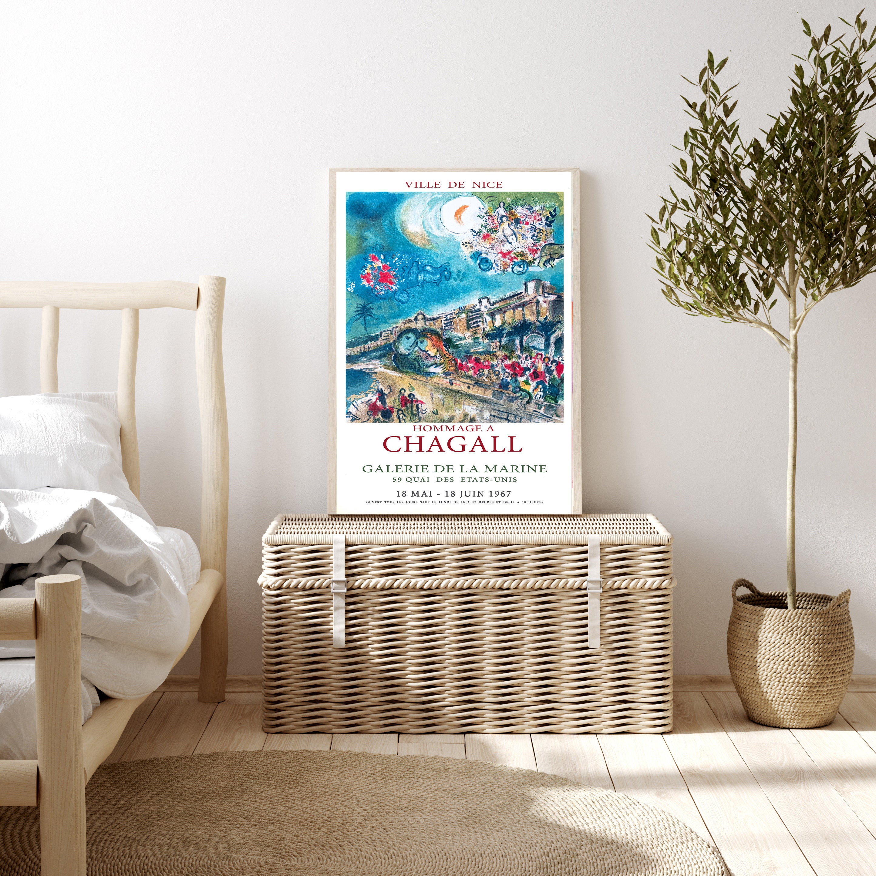 Marc Chagall Art Print Chagall Poster Chagall Paris Print - Etsy