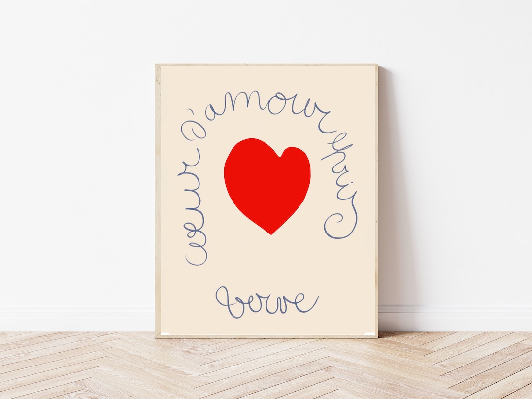 Matisse Heart Art Print, Matisse Poster, Matisse Print, Wall Decor ...