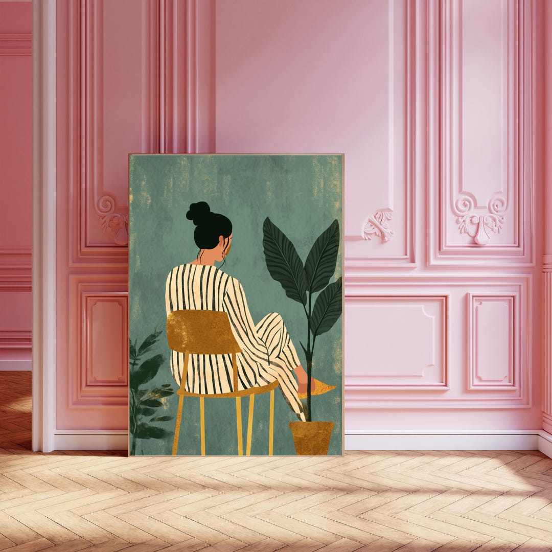 Abstract People Art | Mid Century Art, Modern Abstract Art, Abstract ...
