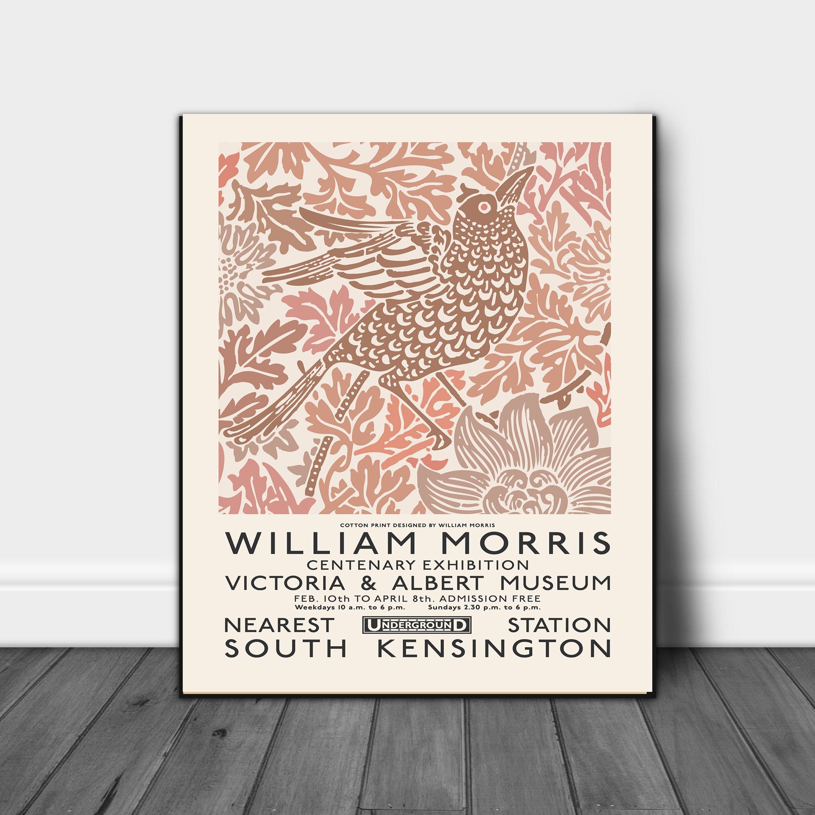 William Morris Art Print William Morris Bird Flowers Morris - Etsy