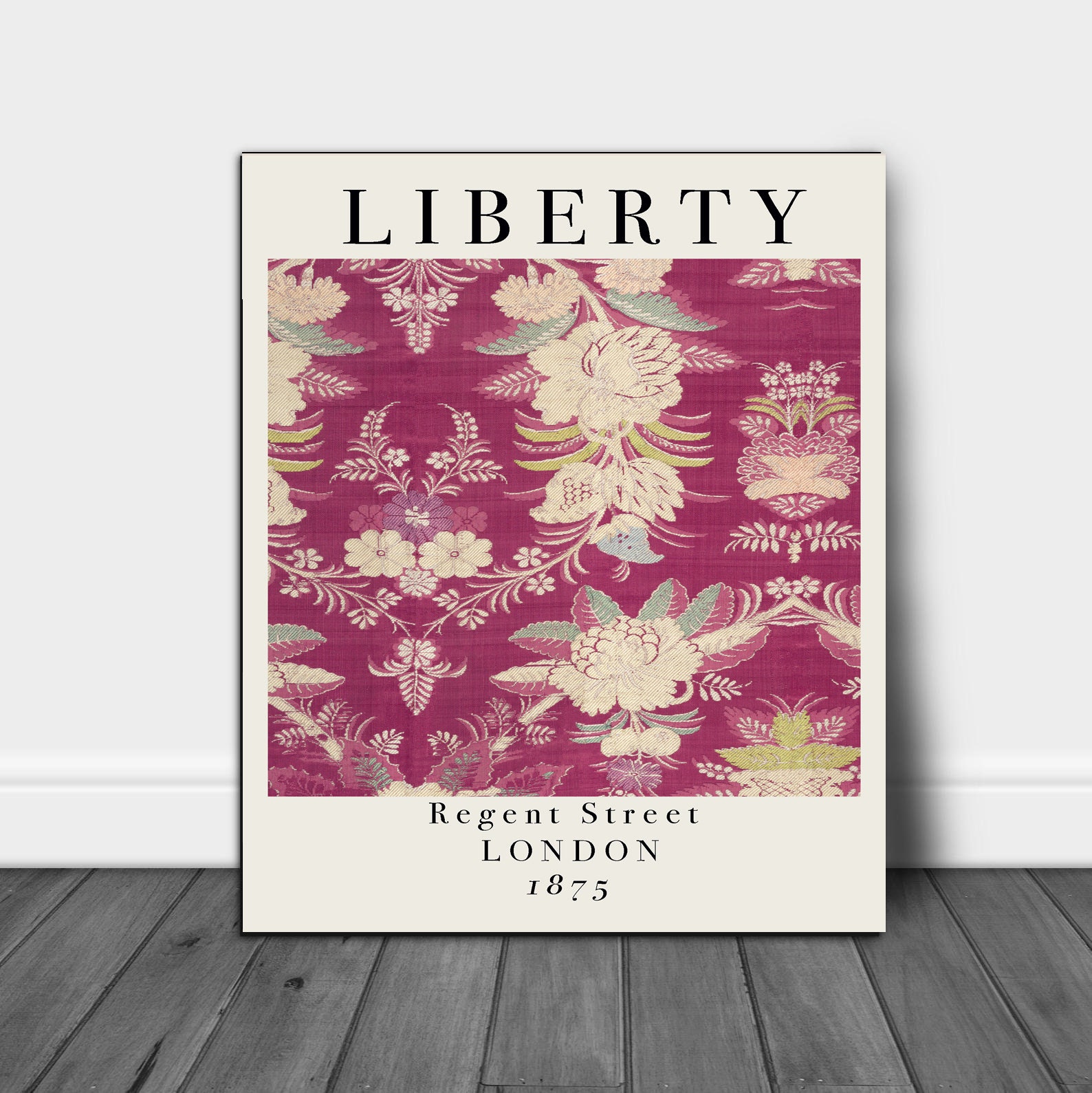 Liberty London Art Print, Botanical Art Print Flower Art Print, Liberty ...