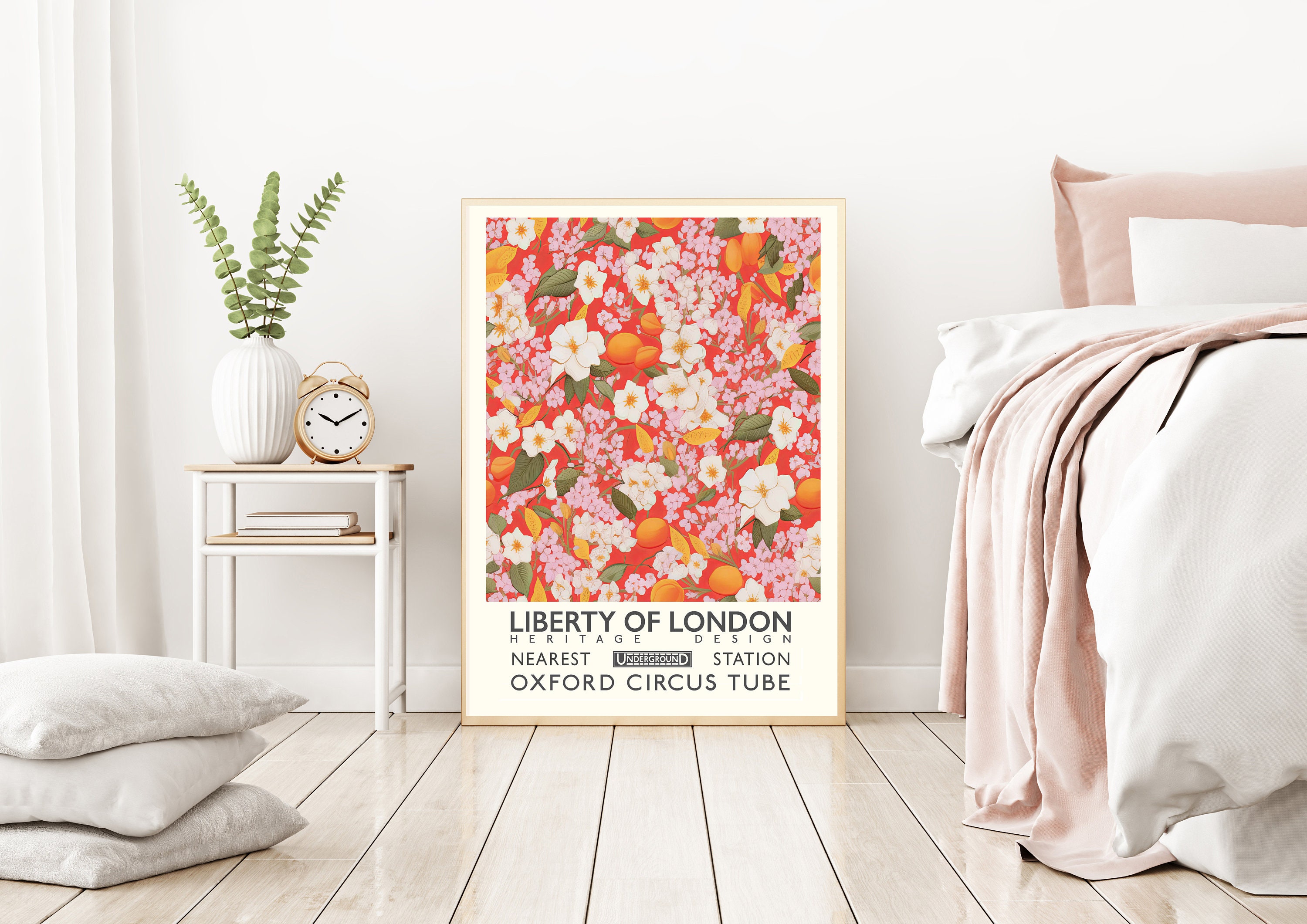 Liberty London Art Print, Botanical Art Print Flower Art Print, Liberty ...