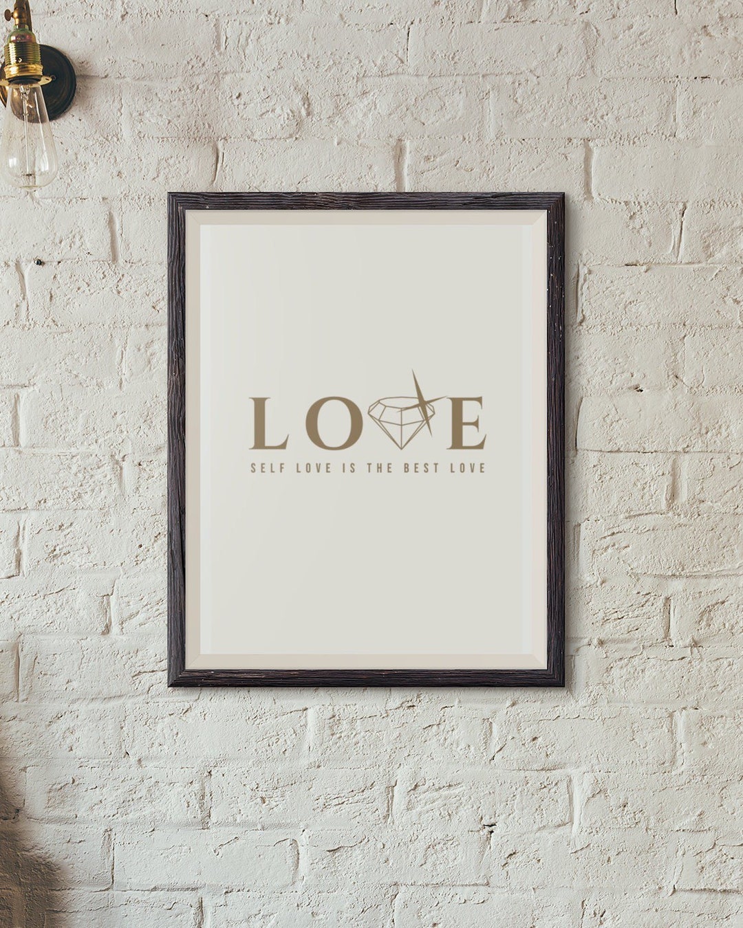 Retro Art, Quote About Love, Vintage Quote Print, Neutral Beige Wall ...