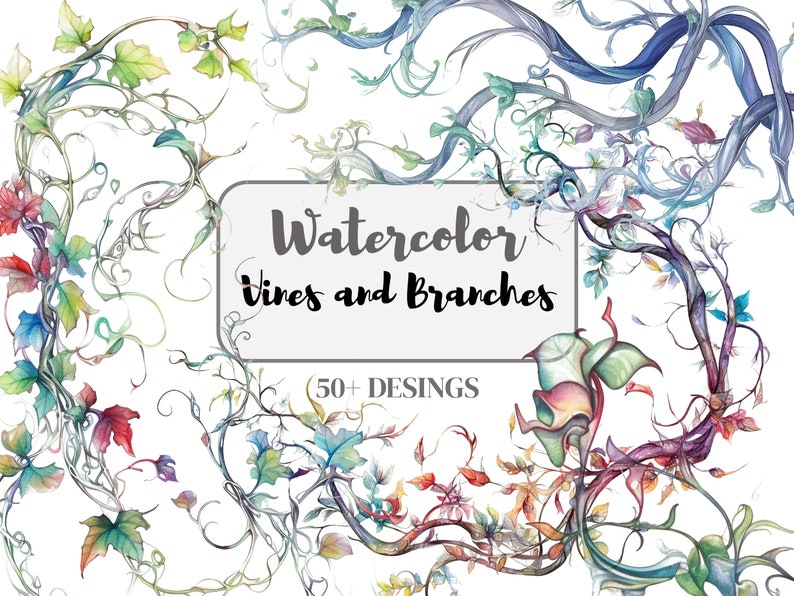 Fantasy Tree Branch Vine PNG Clipart Featuring Fantasy Plants and Vines ...