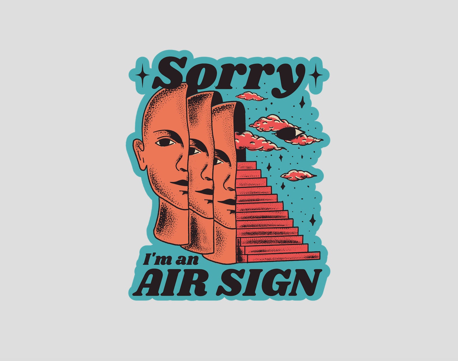 Sorry, I'm an Air Sign PNG Design, Instant Digital Download Zodiac PNG ...