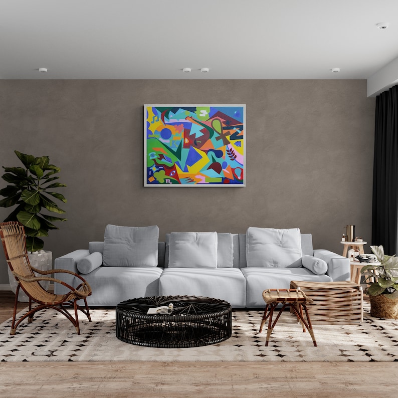 Discover the Vibe abstract Art - Etsy