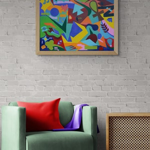 Discover the Vibe abstract Art - Etsy