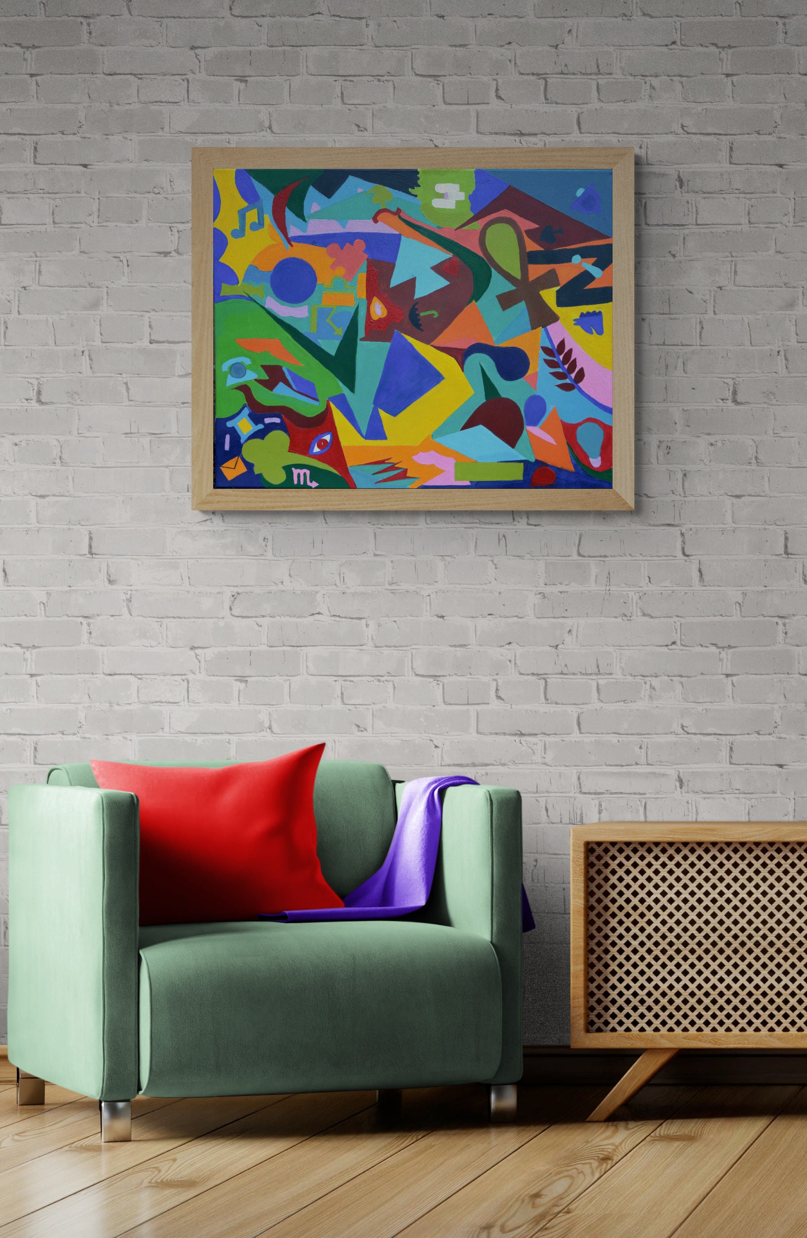 Discover the Vibe abstract Art - Etsy