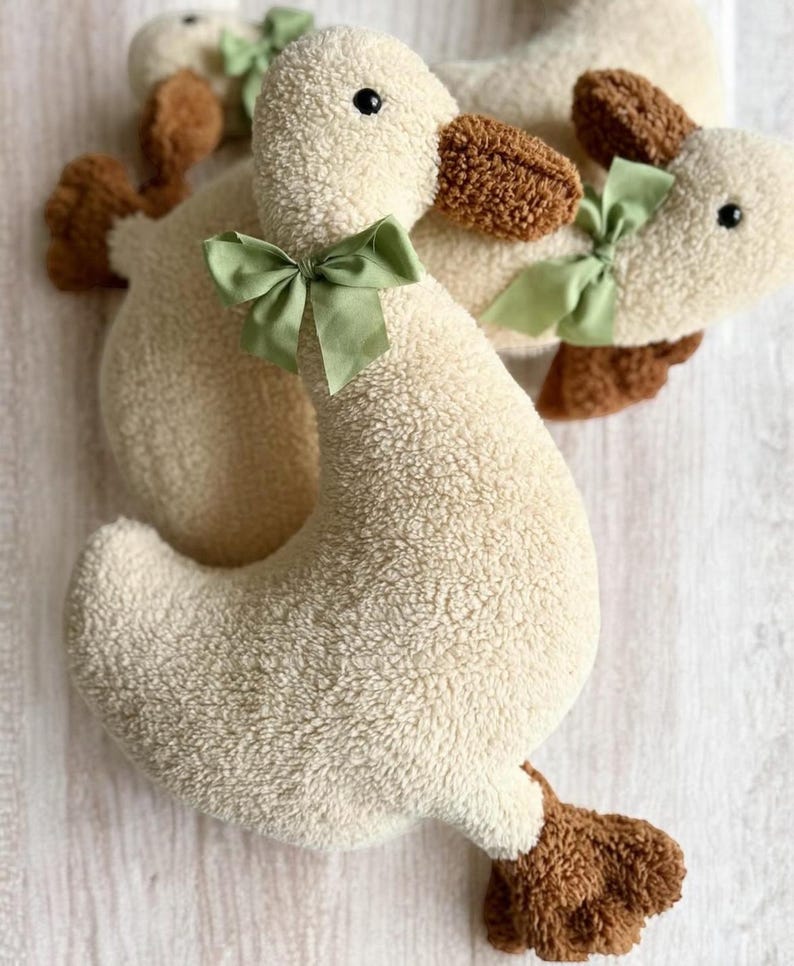 Baby Goose Soft Toy, Cuddly Goose Toy, Newborn Sleep Companion, Newborn ...