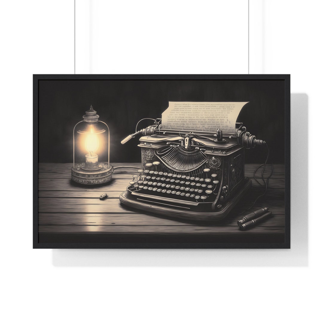 Vintage Typewriter Artwork 02 High-resolution PNG and JPG - Etsy