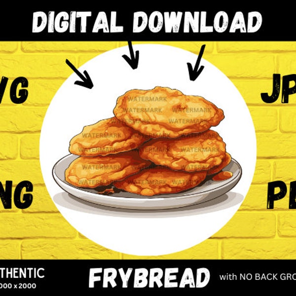 Frybread Svg - Etsy