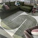 Oval Shape Hand-tufted Wool Area Rug/carpet for Bedroom Aesthetics ...