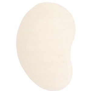 Oval Shape Hand-tufted Wool Area Rug/carpet for Bedroom Aesthetics ...