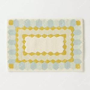 Modern Hand-tufted Wool Area Rug, Geometric Black and White Design ...