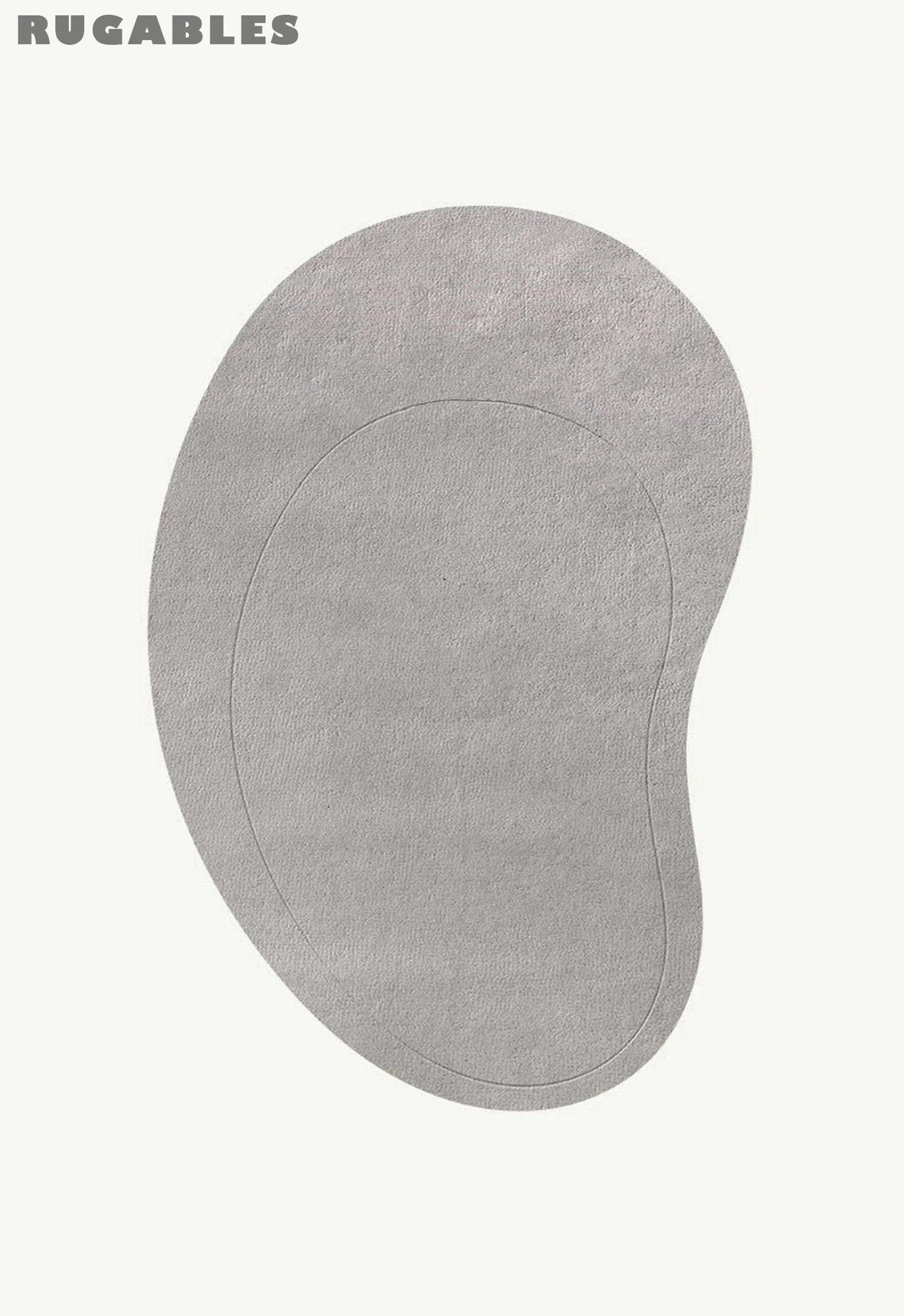 Oval Shape Hand-tufted Wool Area Rug/carpet for Bedroom Aesthetics ...