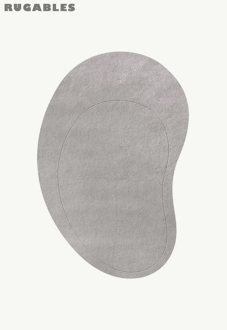 Oval Shape Hand-tufted Wool Area Rug/carpet for Bedroom Aesthetics ...