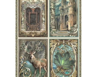 Stamperia A4 Magic Forest Rice Paper Decoupage Rice Paper Magic Forest ...
