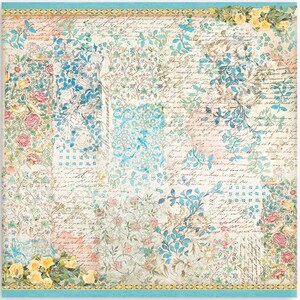 Stamperia Blue Dream 8 X 8 Paper Pad 10 Pc Double Side, Craft Supplies ...