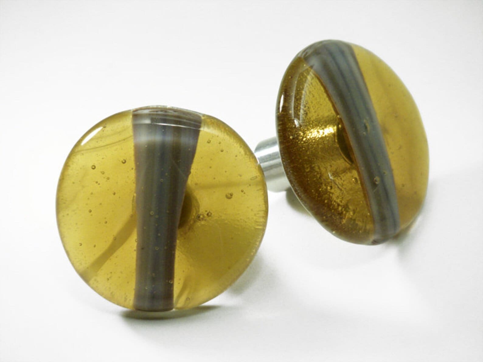 Amber Glass Door Handle, Kitchen Cabinet Handles, Cupboard Pulls ...