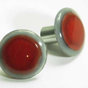 Red Glass Door Handle, Kitchen Cabinet Handles, Cupboard Pulls, Cabinet ...