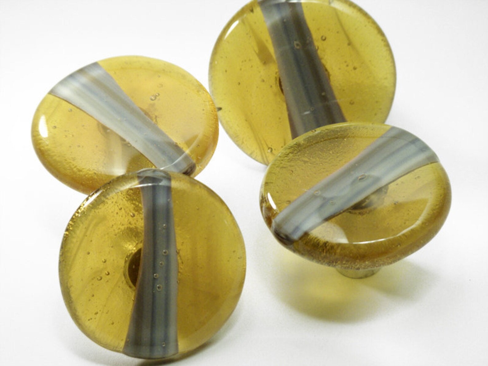 Amber Glass Door Handle, Kitchen Cabinet Handles, Cupboard Pulls ...