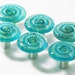 Blue Glass Door Handle, Kitchen Cabinet Handles, Cupboard Pulls ...