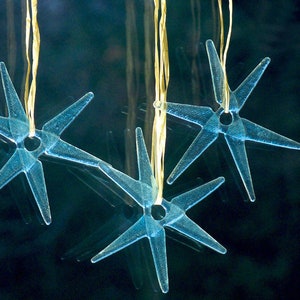 Stars From Fusing Glass, Glass Flowers, Window Decorations, Hanging ...