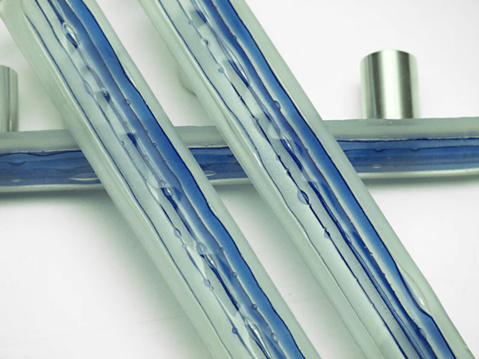 Blue Glass Door Handle, Kitchen Cabinet Handles, Cupboard Pulls ...