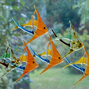 Fish From Glass /3 Pcs/ Glass Decoration, Window Decorations, Hanging ...