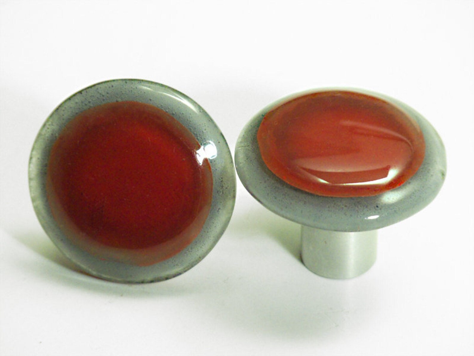 Red Glass Door Handle, Kitchen Cabinet Handles, Cupboard Pulls, Cabinet ...