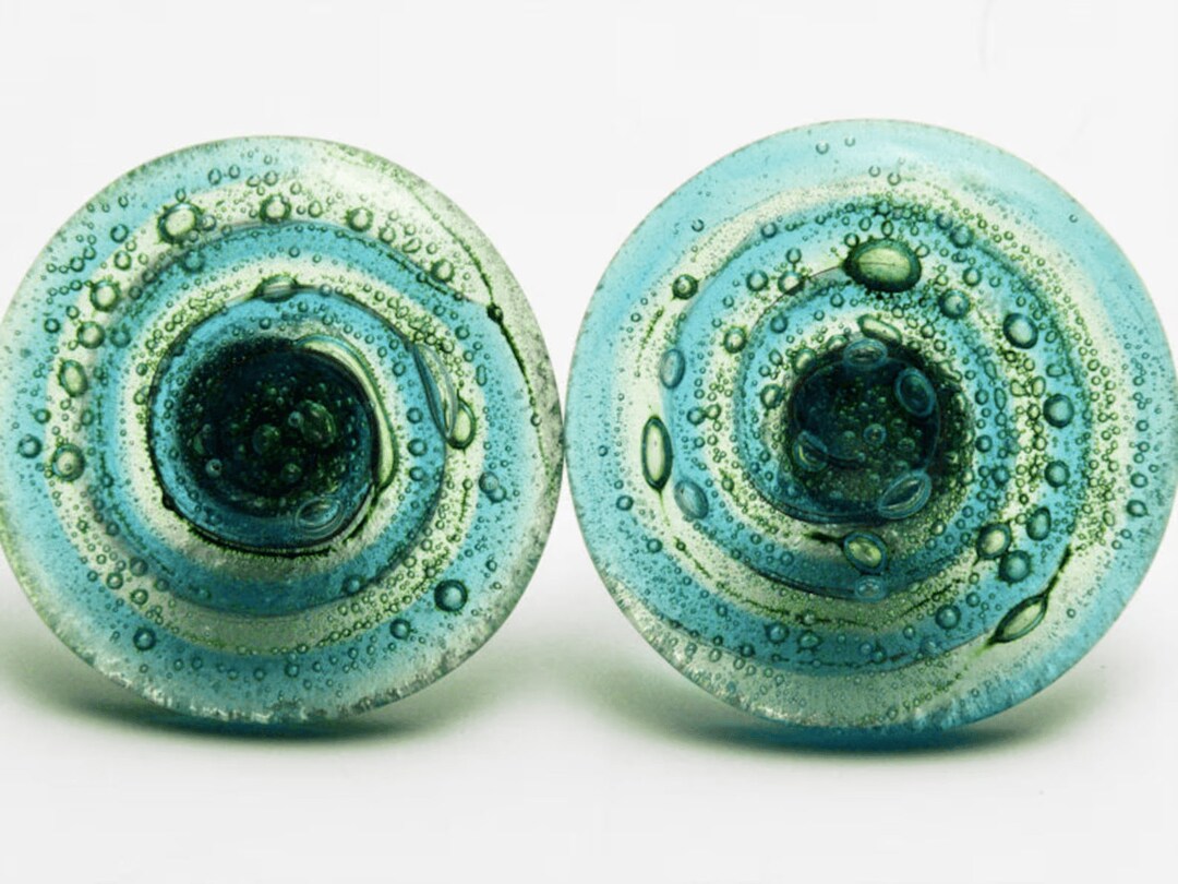 Blue Glass Door Handle, Kitchen Cabinet Handles, Cupboard Pulls ...