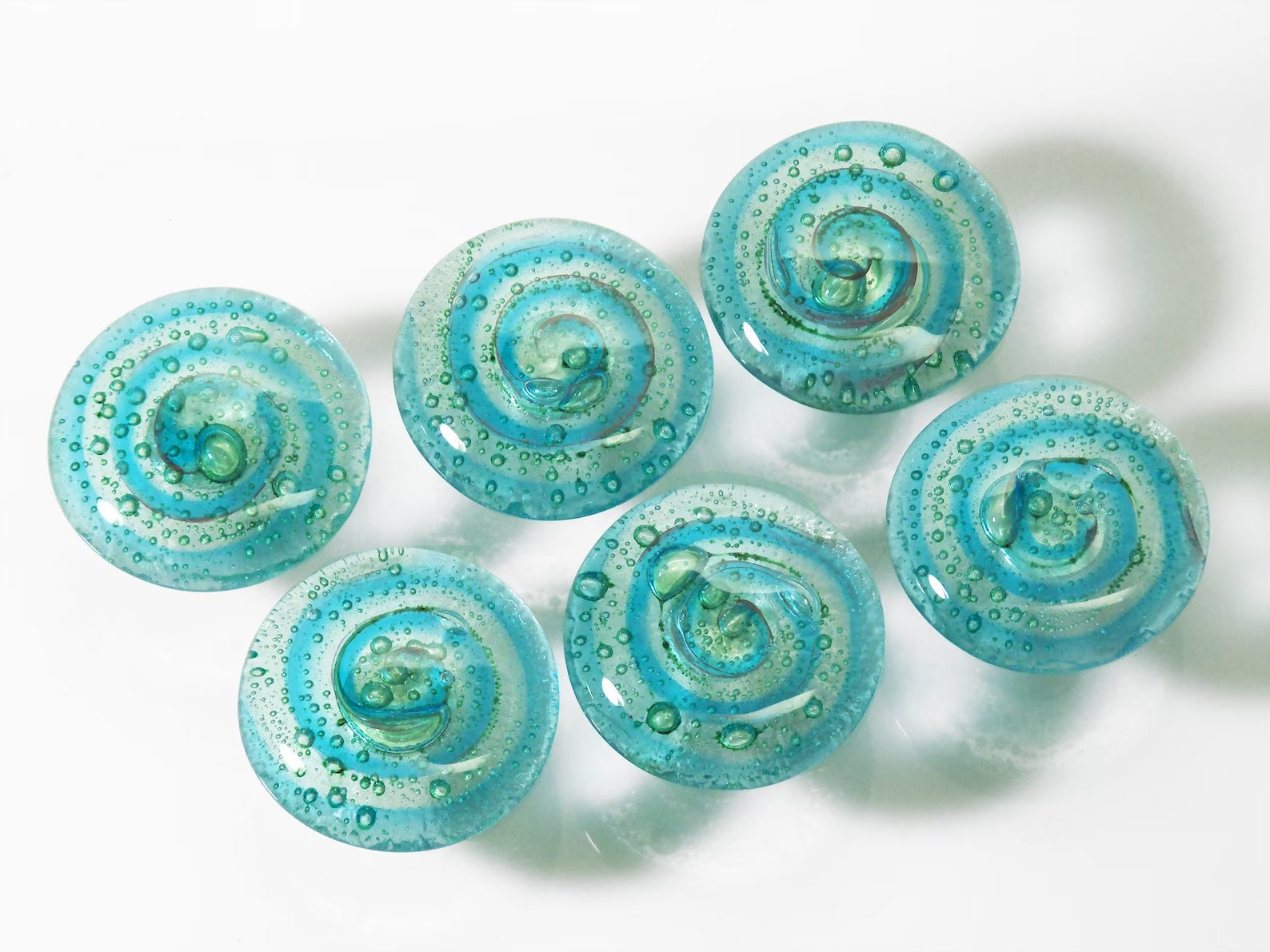 Blue Glass Door Handle, Kitchen Cabinet Handles, Cupboard Pulls ...