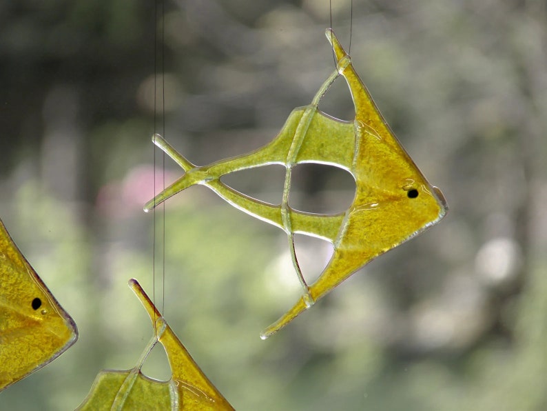 Fish From Glass /3 Pcs/ Glass Decoration, Window Decorations, Hanging ...