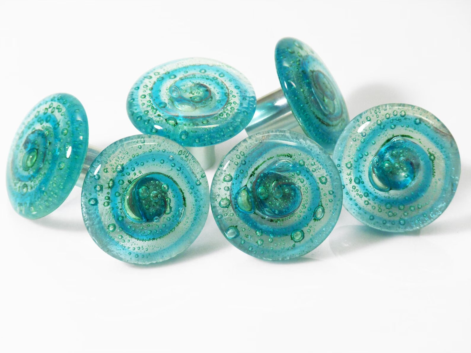 Blue Glass Door Handle Kitchen Cabinet Handles Cupboard - Etsy