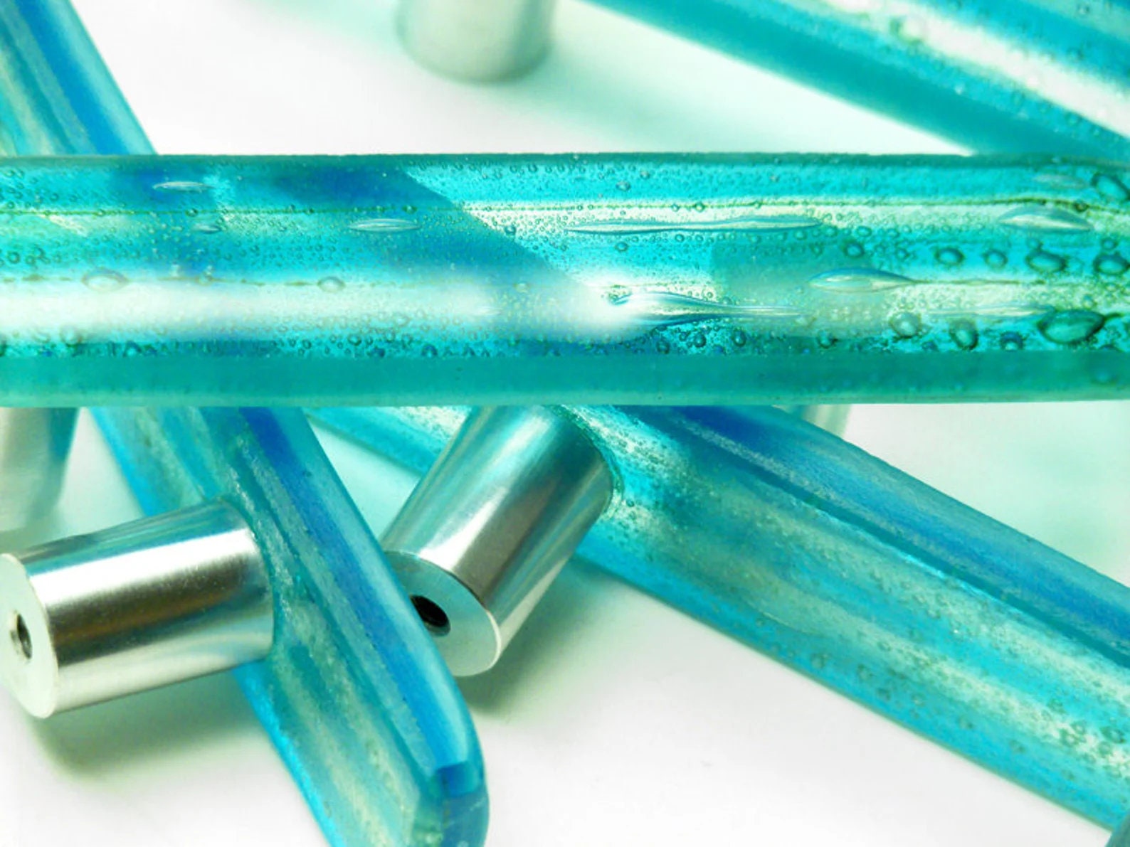 Blue Glass Door Handle, Kitchen Cabinet Knobs, Cupboard Pulls, Cabinet ...