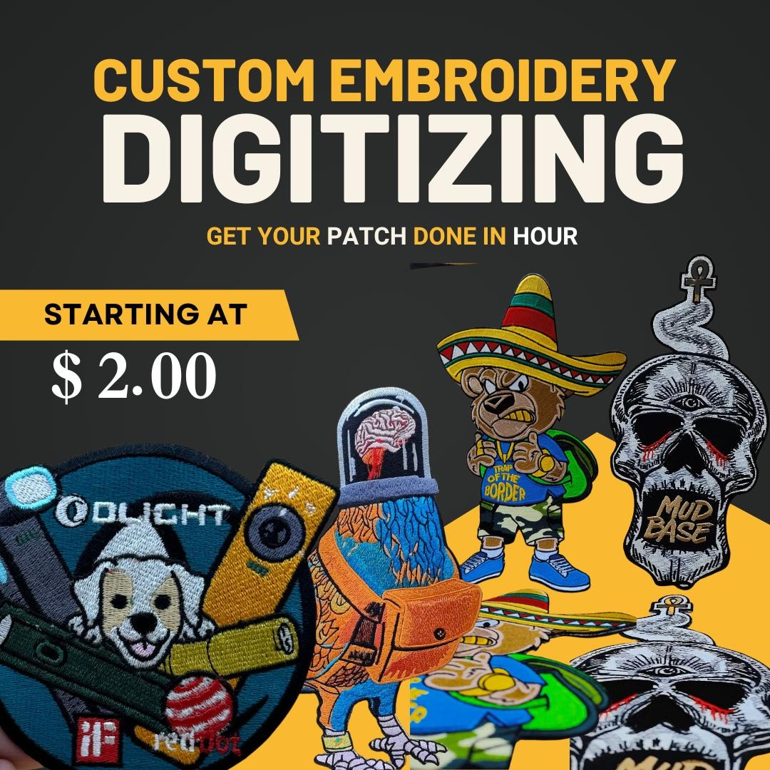 Custom Embroidery Digitizing File Custom Embroidery Digitizing, Logo ...