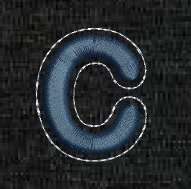 Digitized A to Z Alphabet Letters A to Z Digital Files for Machine ...