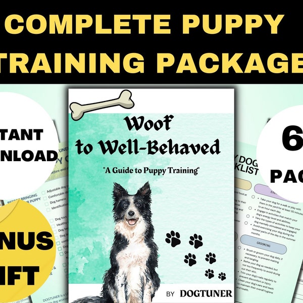 Dog Training Cheat Sheet Printable - Etsy