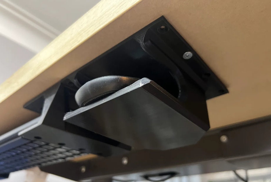 Under Desk Keyboard and Mouse Holder / Organizer - Easy Install - Etsy