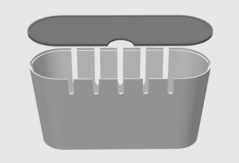 Extension Cord Cable Management Box - Clutter-free Wire Organizer With ...