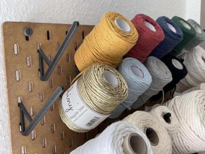 Skadis Pegboard Wool/yarn Hook - Pack of 4 (multiple Sizes) - Etsy