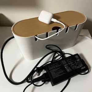 Extension Cord Cable Management Box - Clutter-free Wire Organizer With ...